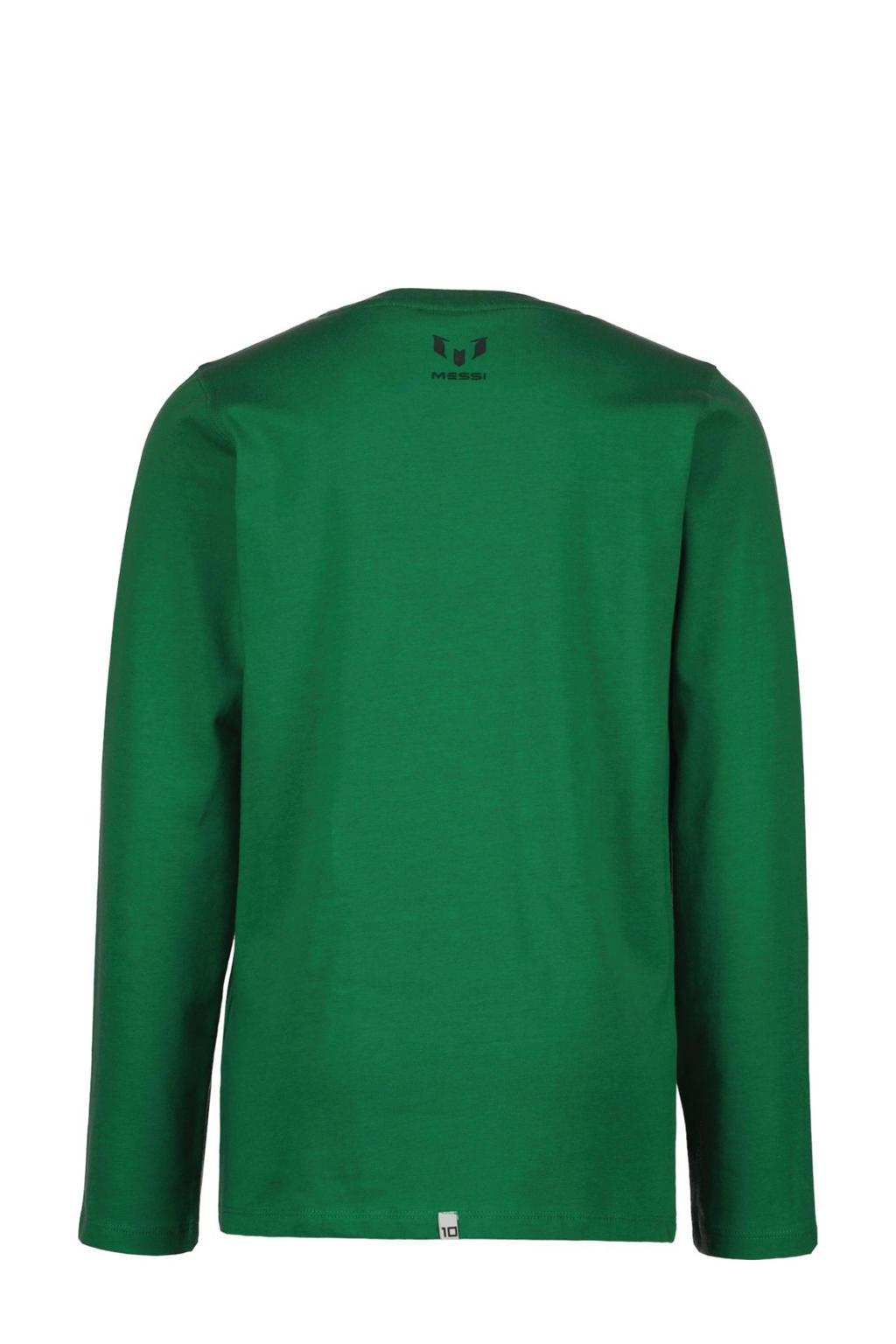 Vingino x Messi longsleeve Jueno met logo dennengroen | wehkamp