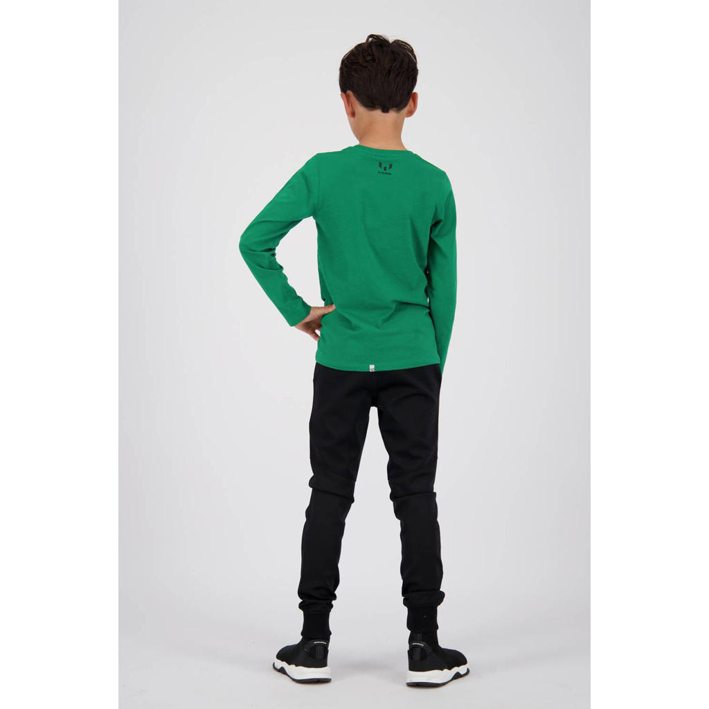 Vingino x Messi longsleeve Jueno met logo dennengroen | wehkamp