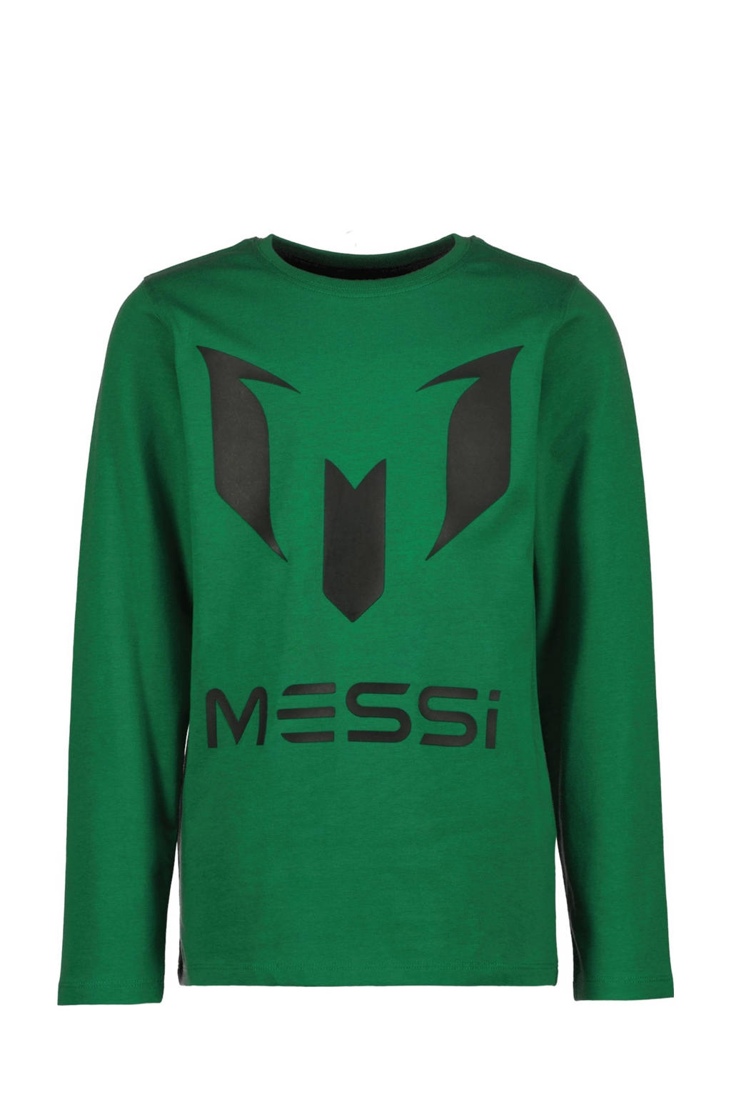 Vingino x Messi longsleeve Jueno met logo dennengroen | wehkamp
