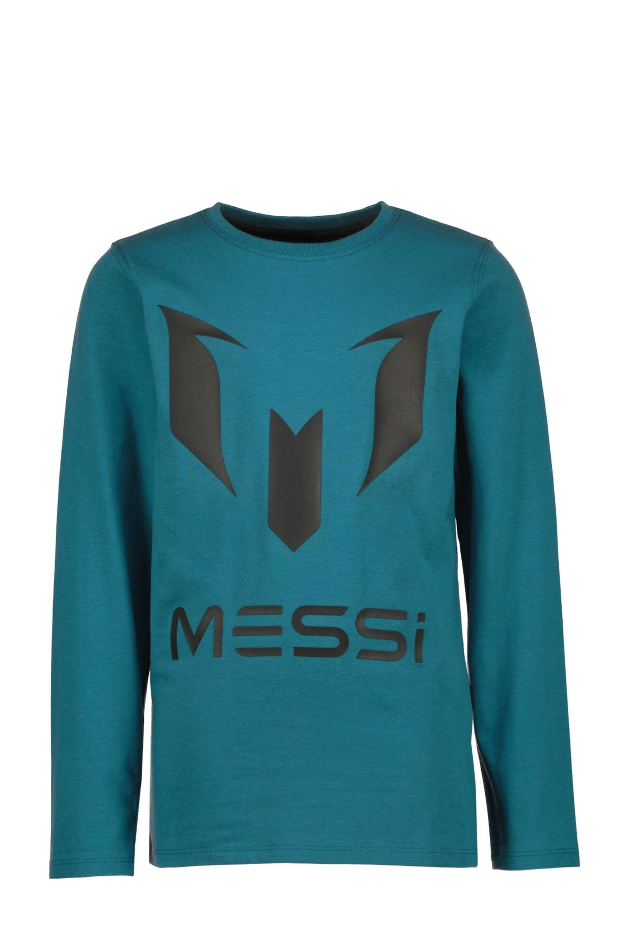 Vingino x Messi longsleeve Jueno met logo diepblauw | wehkamp