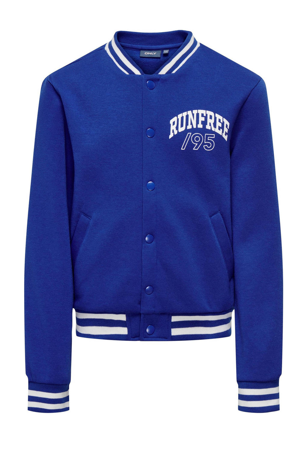 KIDS ONLY BOY baseball vest KOBBIRK hardblauw/wit | wehkamp
