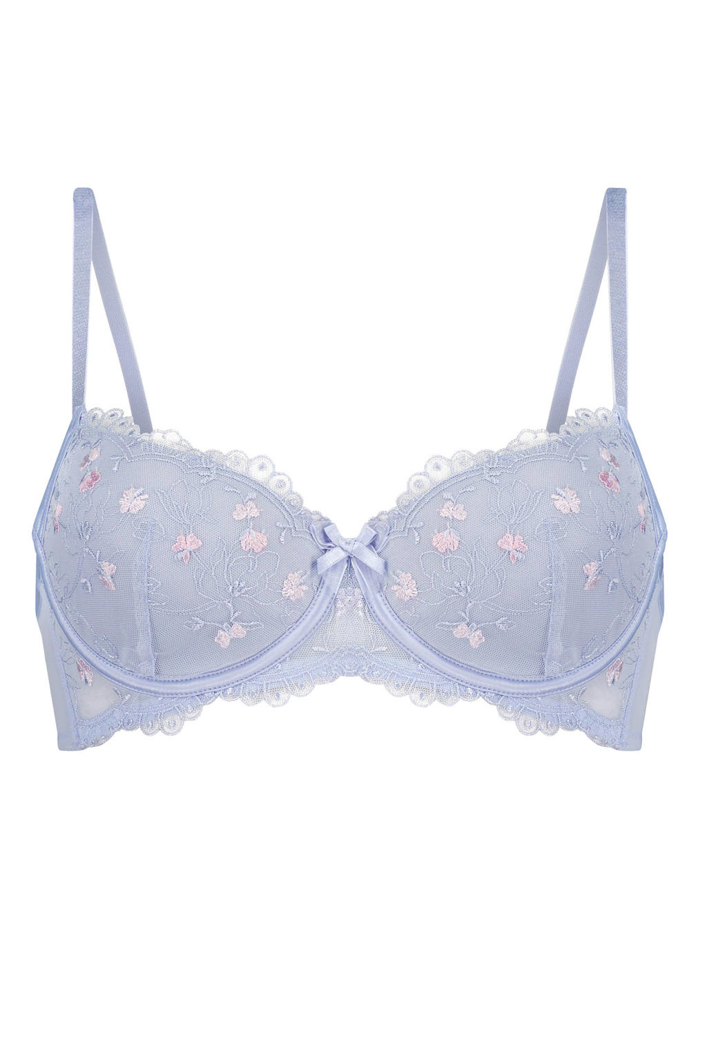 Hunkemöller voorgevormde beugelbh Olivia lichtblauw | wehkamp