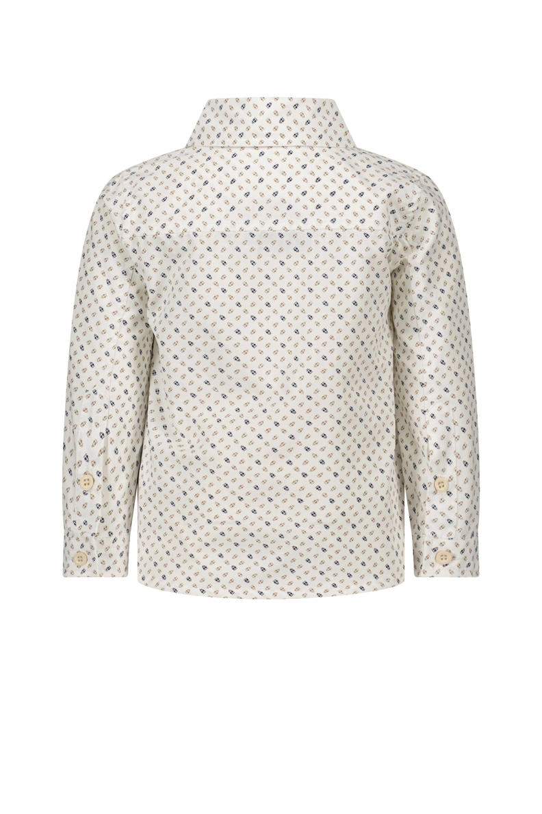 Le Chic Garcon overhemd ERINO met all over print ecru/zand | wehkamp