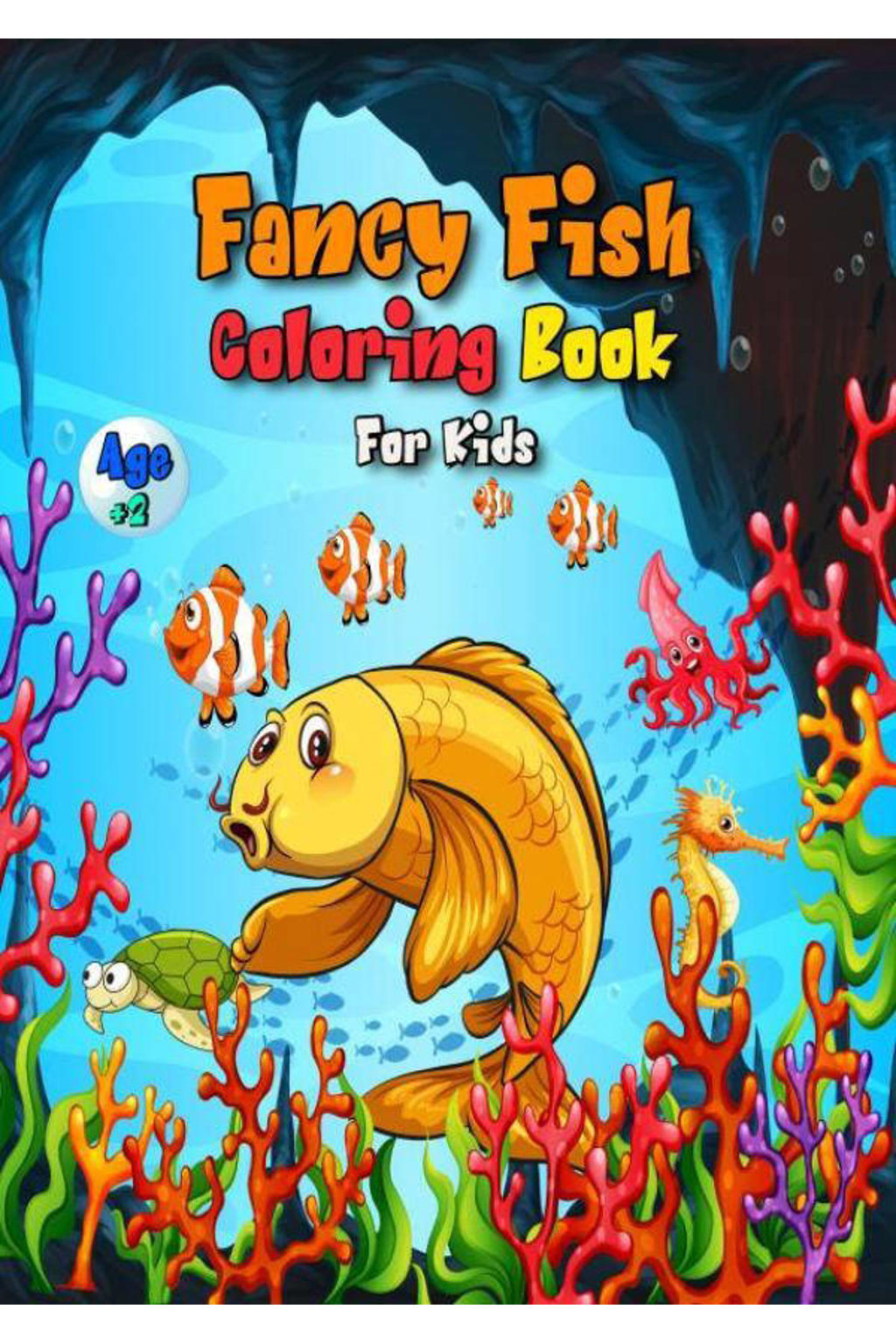 Hugo Elena Fancy Fish Coloring Book | wehkamp
