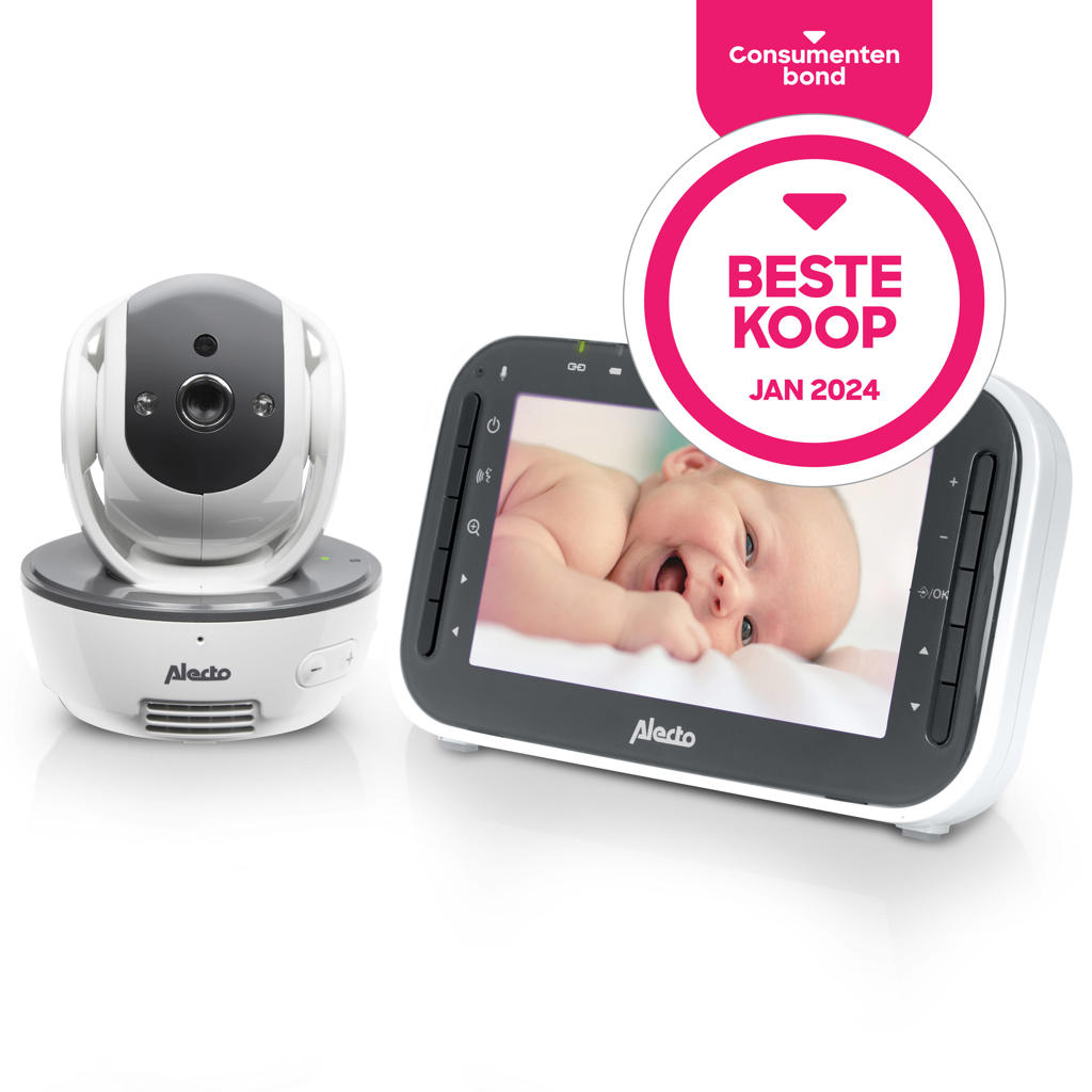 Alecto DVM200M - Babyfoon met camera en 4.3" kleurenscherm | wehkamp