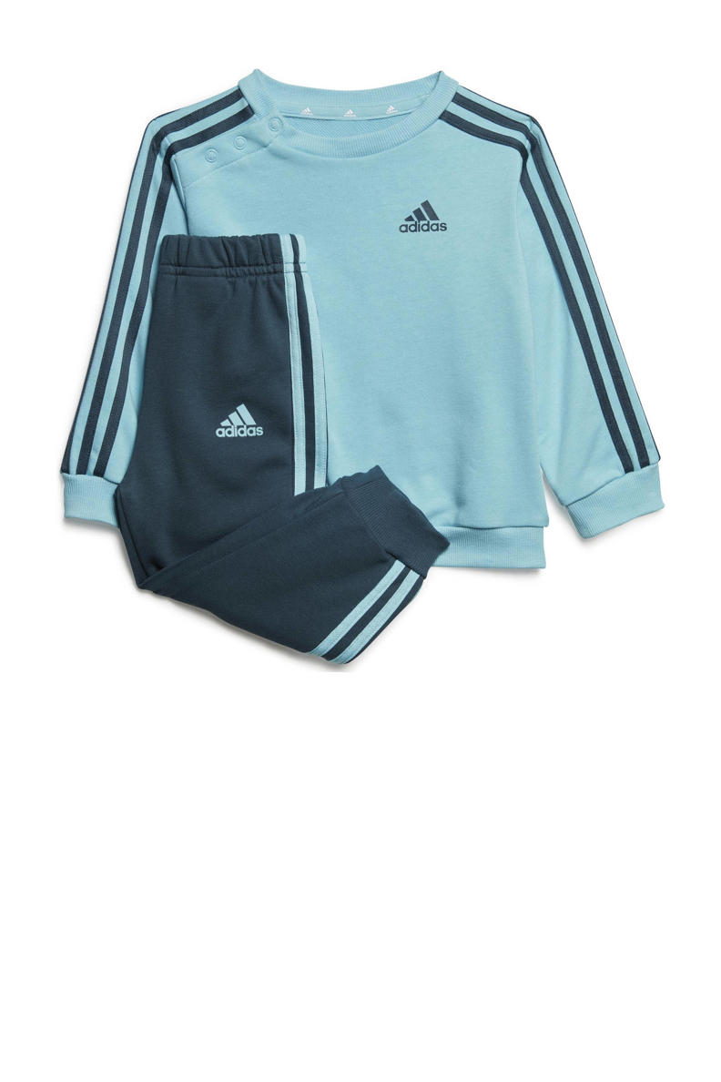 adidas Sportswear joggingpak petrol/lichtblauw | wehkamp