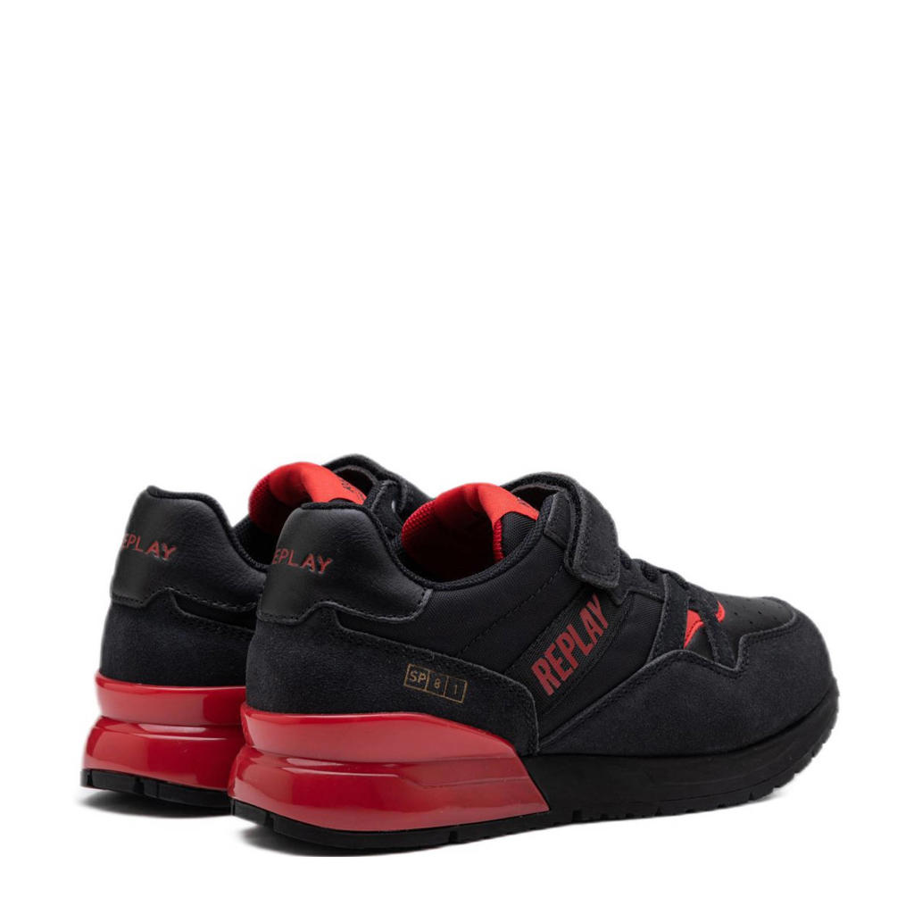 REPLAY sneakers zwart/rood kopen? | Morgen in huis | wehkamp
