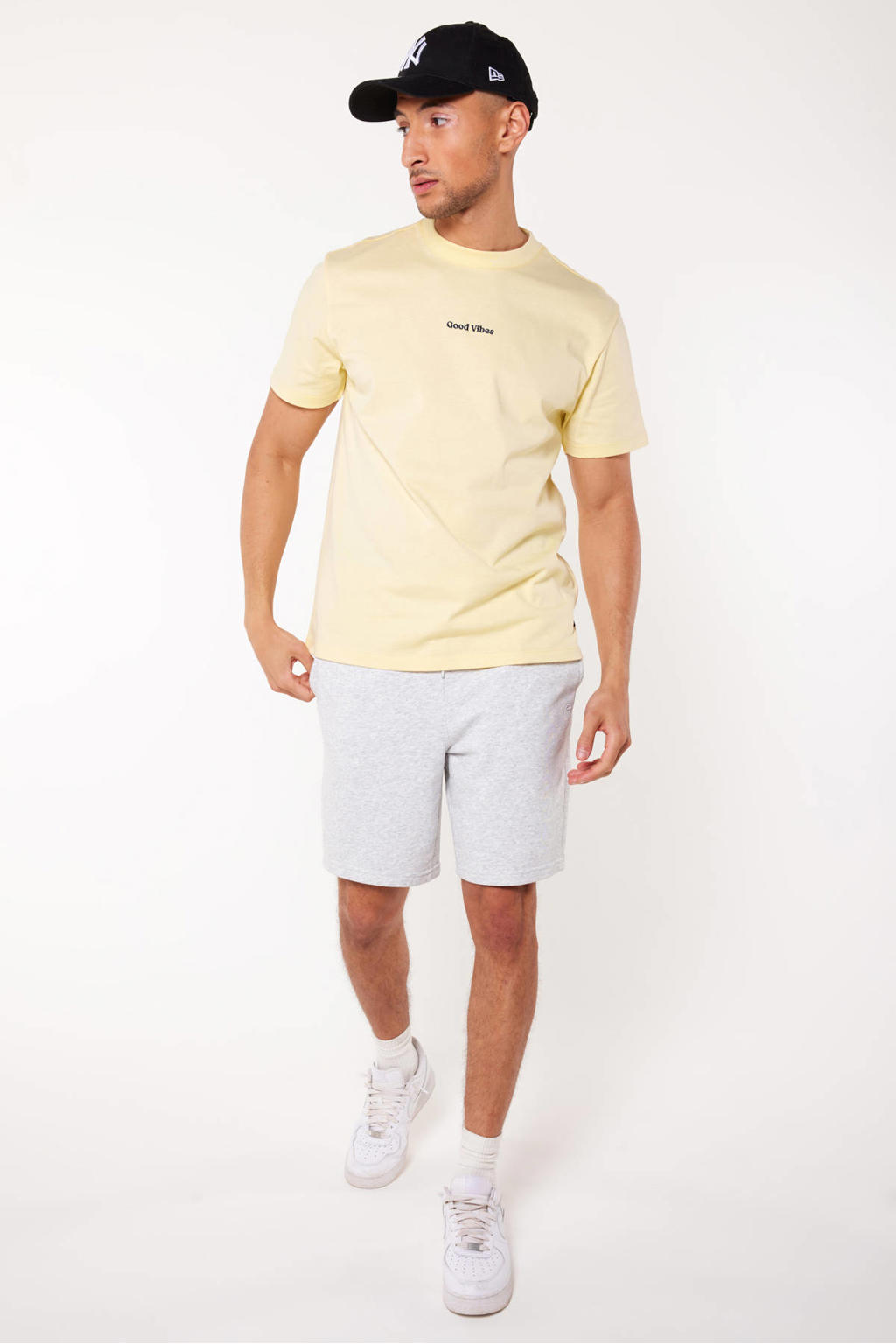 America Today regular fit T-shirt met printopdruk light yellow | wehkamp
