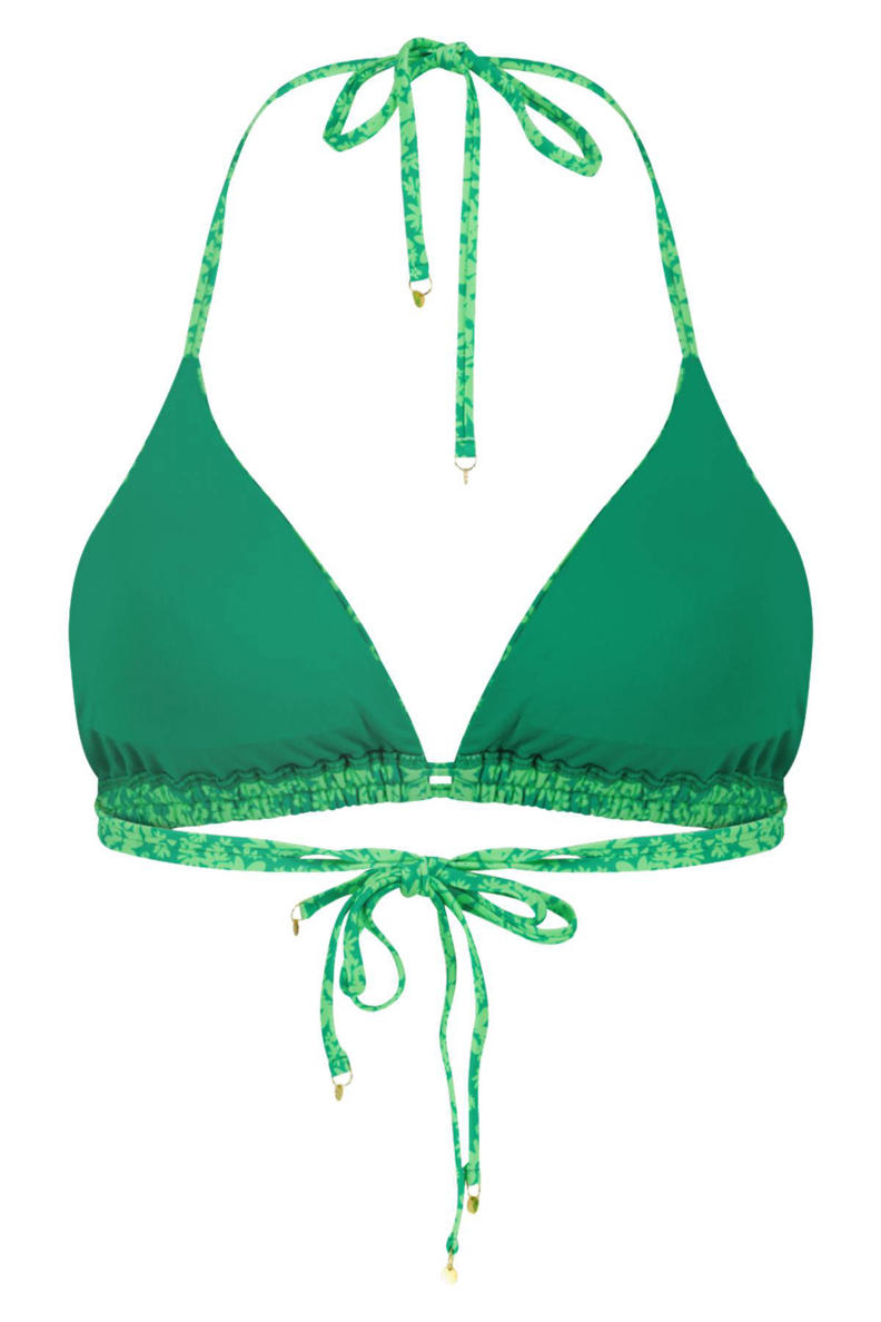 Ms Mode Voorgevormde Triangel Bikinitop Groen Wehkamp