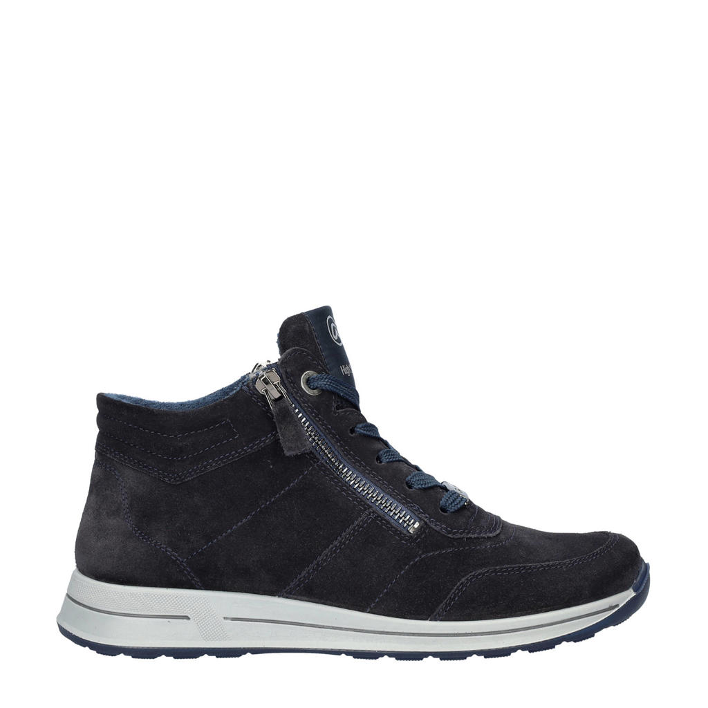 Ara Osaka 2.0 suède sneakers donkerblauw | wehkamp