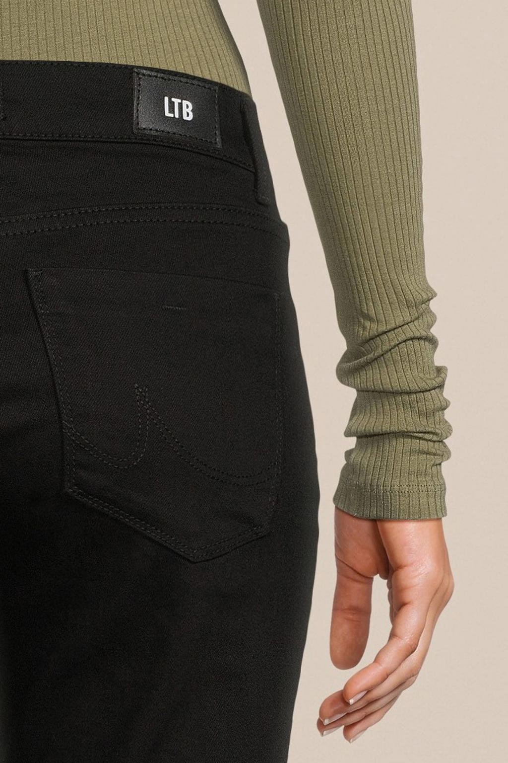 LTB flared jeans FALLON black washed denim | wehkamp