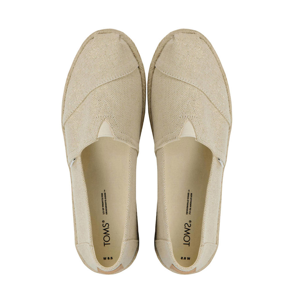 Toms Alpargata Rope espadrilles beige | wehkamp