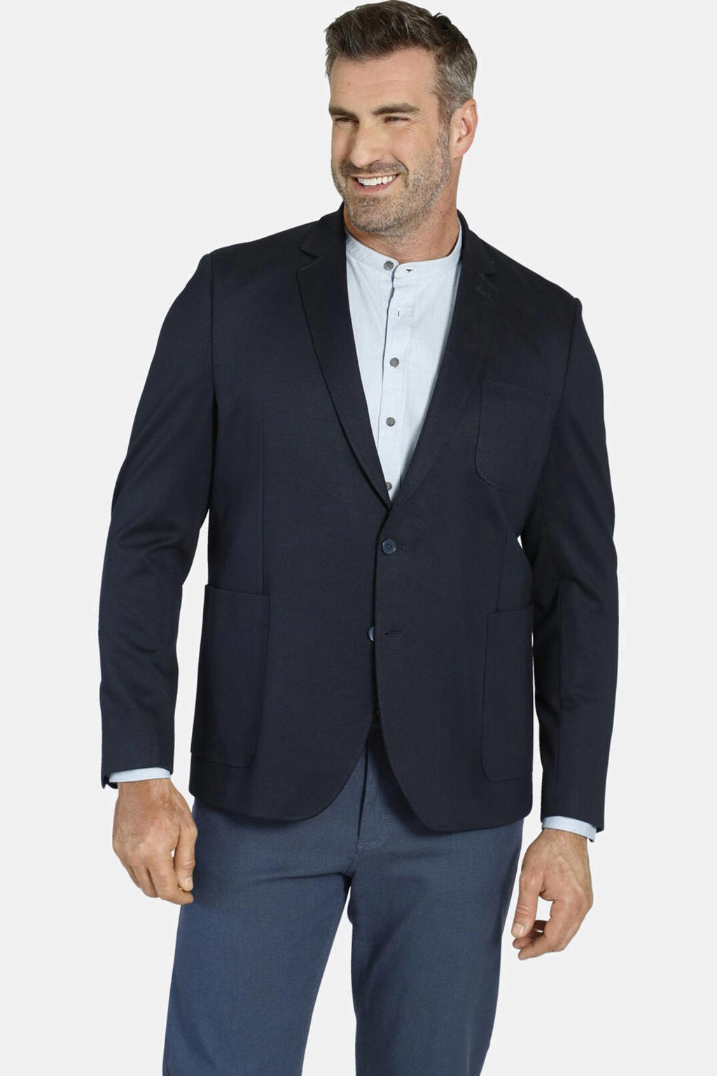 Charles Colby regular fit colbert SIR STANLEY Plus Size donkerblauw ...
