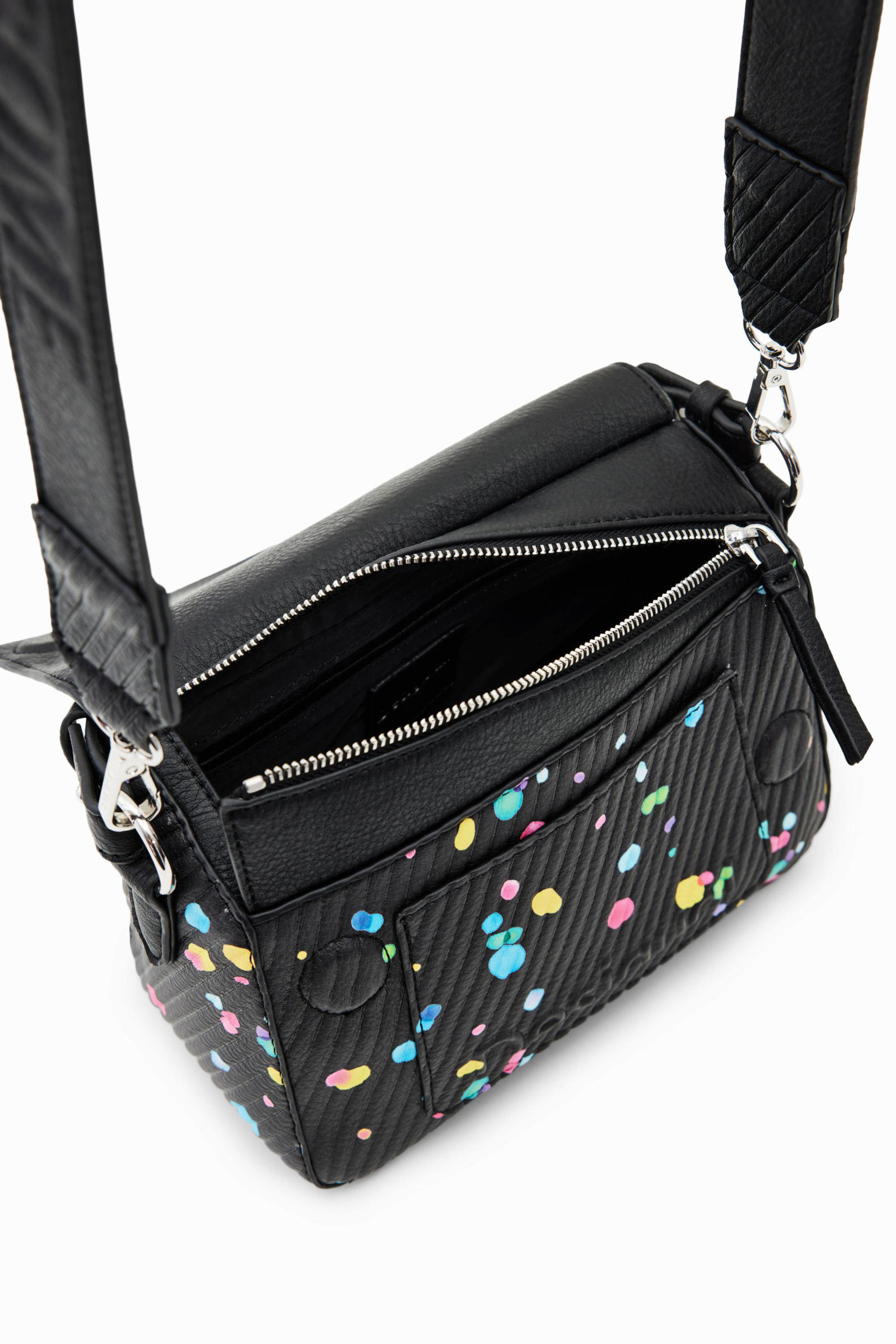Desigual crossbody tas zwart/multi | wehkamp