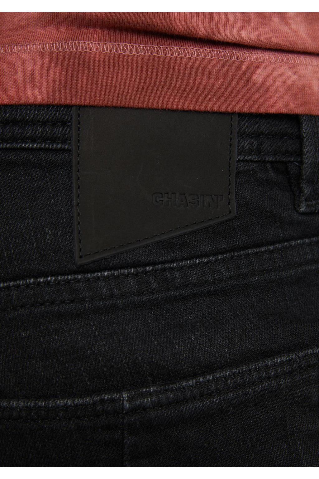 CHASIN' slim fit short Ego. S. Panter black denim | wehkamp