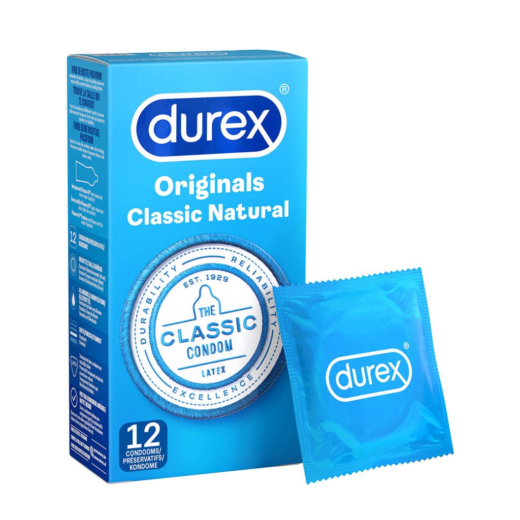 Durex Classic Natural Condooms 12 Stuks Wehkamp