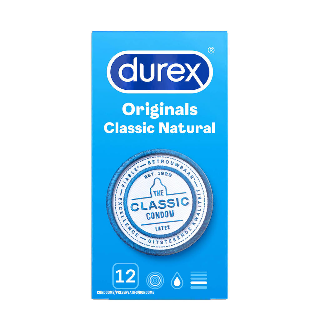 Durex Classic Natural Condooms 12 Stuks Wehkamp