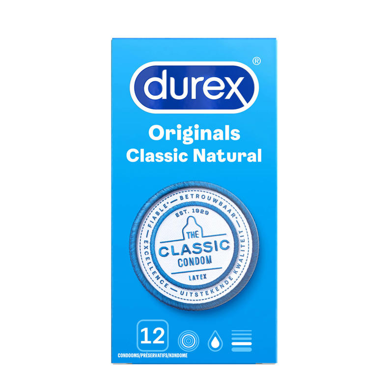 Durex Classic Natural Condooms 12 Stuks Wehkamp