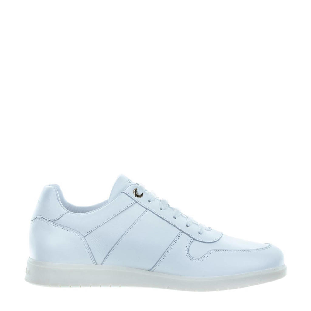 Van Lier Mercato leren sneakers wit | wehkamp