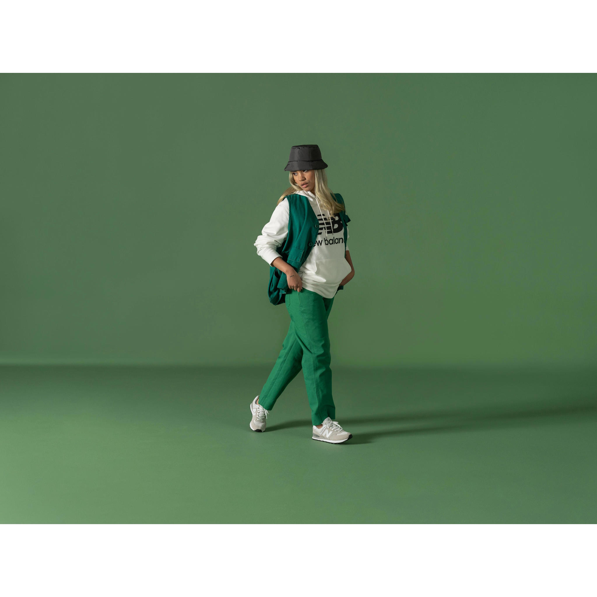 New Balance 574 V3 sneakers zand/wit | wehkamp