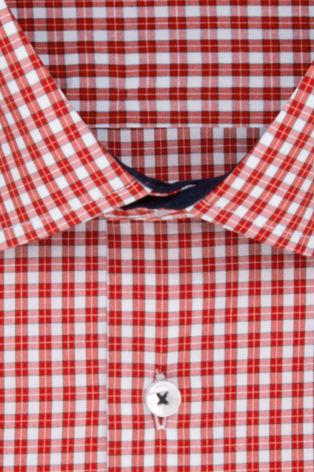 Seidensticker geruit regular fit overhemd rood | wehkamp