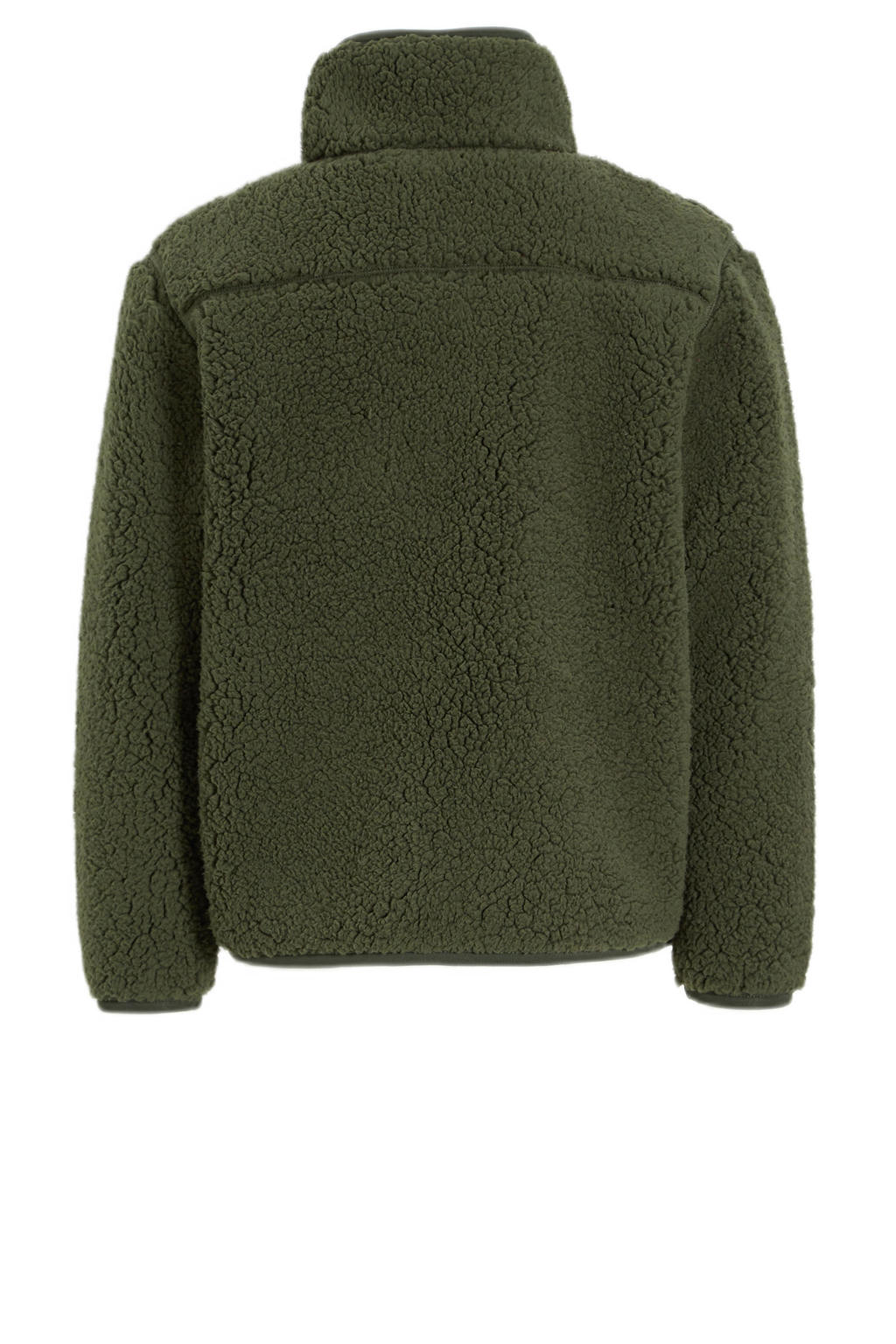 anytime teddy fleece vest khaki | wehkamp