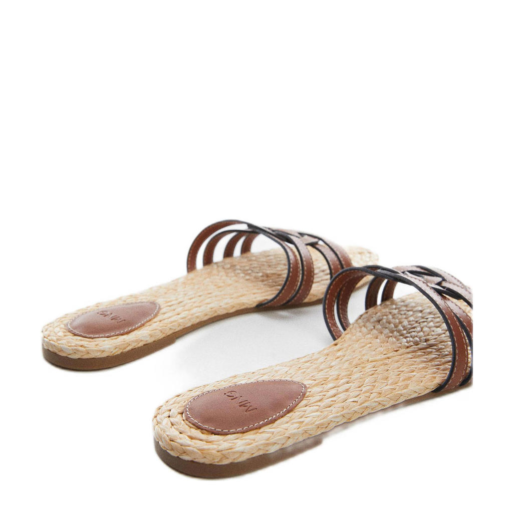 Mango slippers bruin kopen? | Morgen in huis | wehkamp