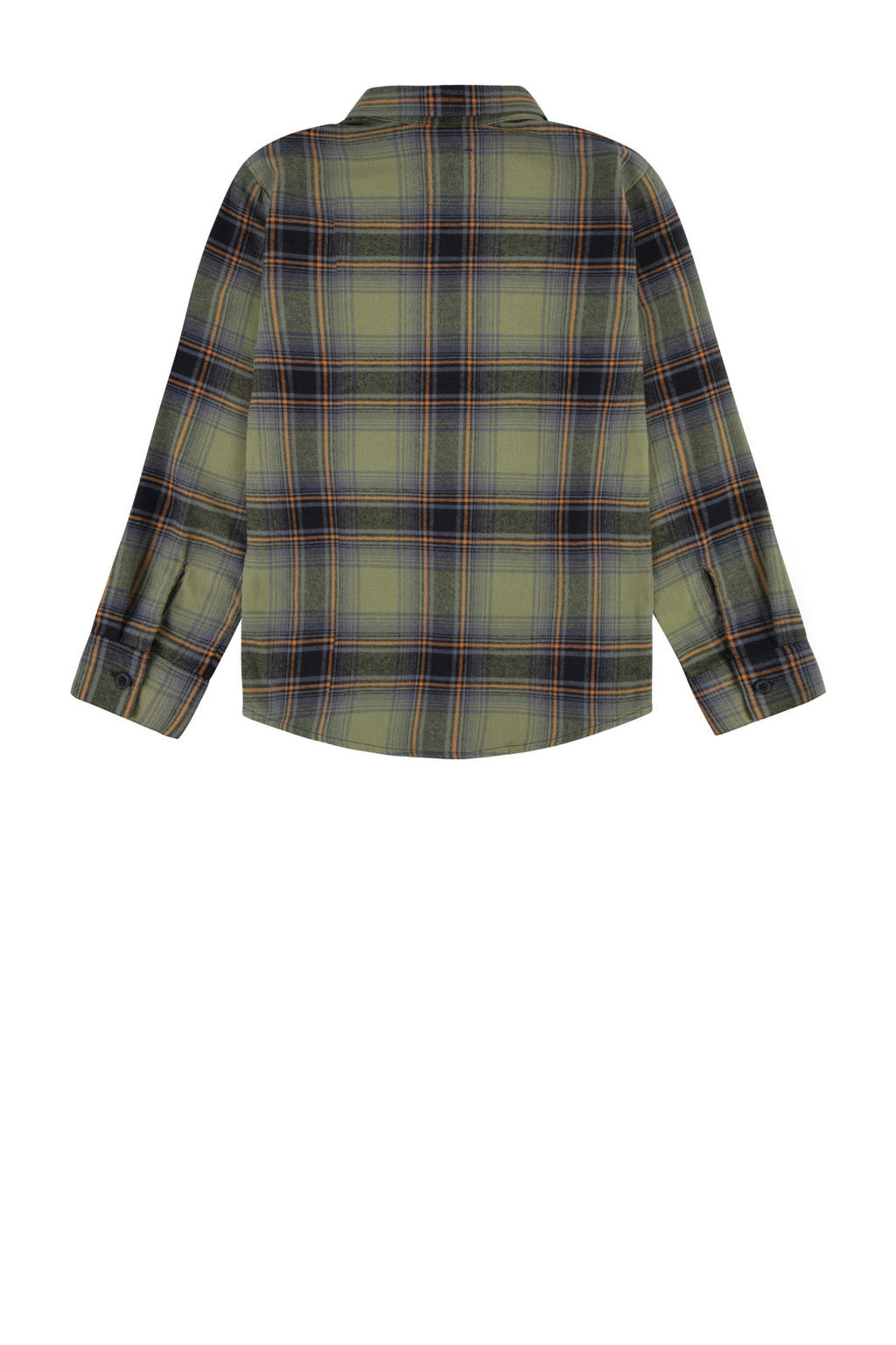 Levi's Kids geruit flanellen overhemd groen | wehkamp
