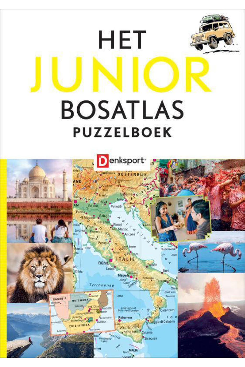 Denksport: Het Junior Bosatlas Puzzelboek | wehkamp