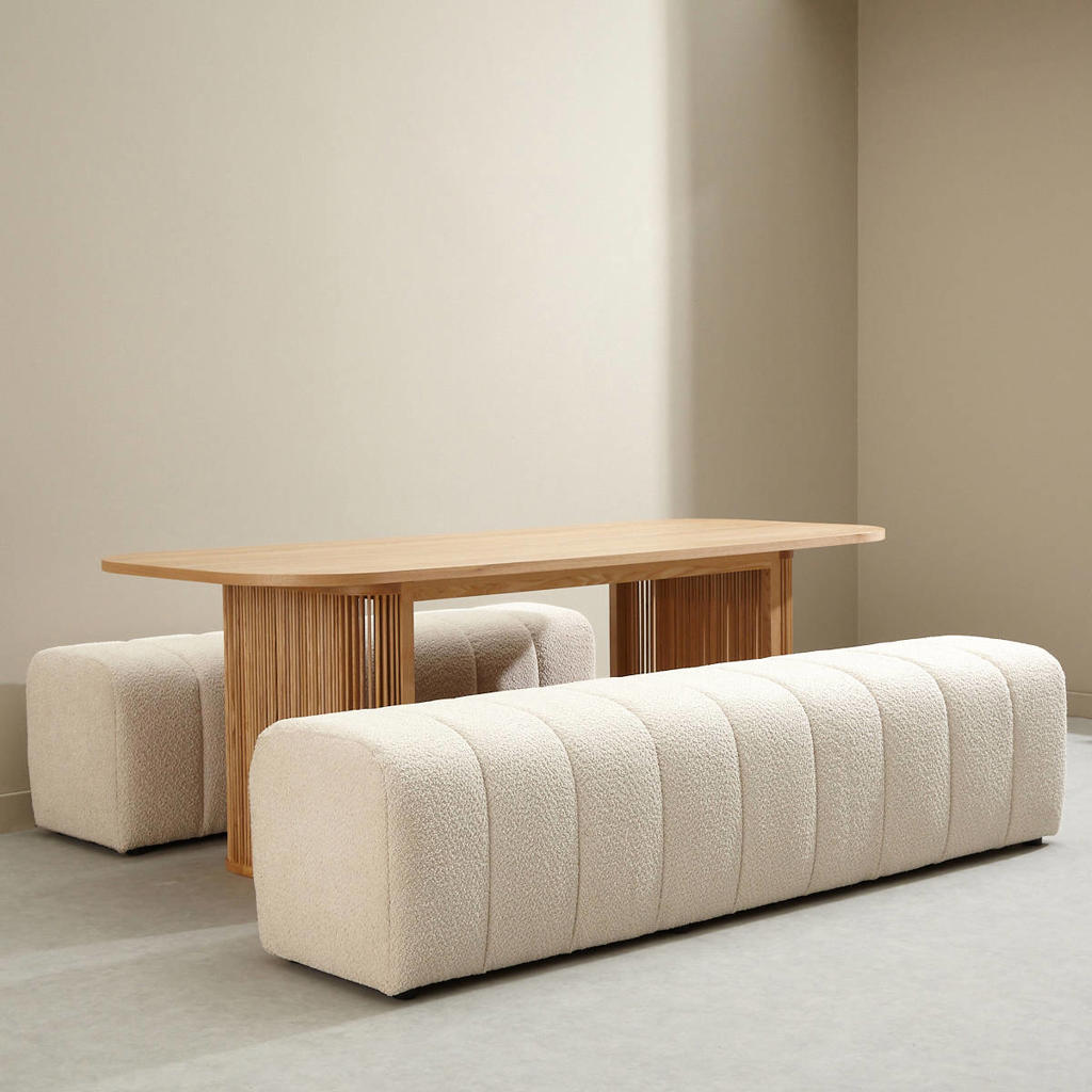 Studio LIVIT eetkamerbank Kyo 211 cm | wehkamp