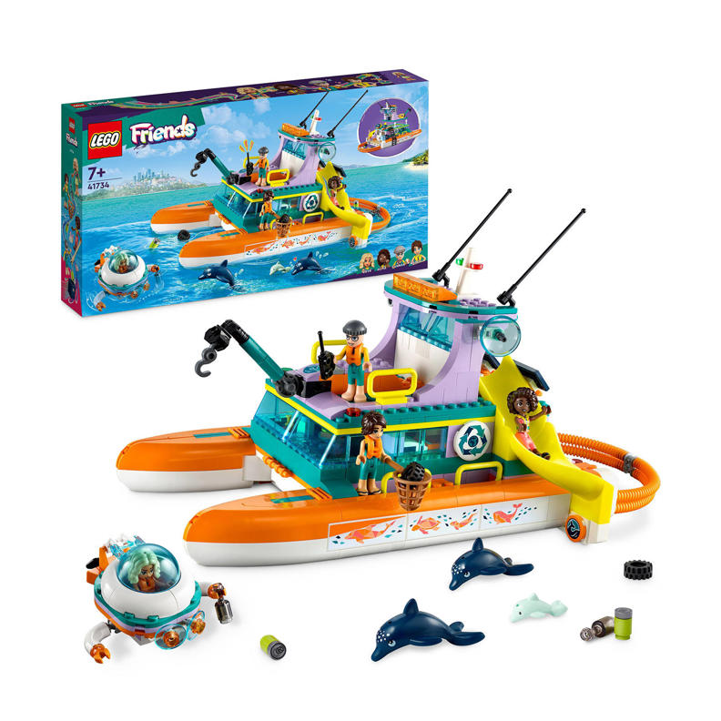 LEGO Friends Reddingsboot op zee 41734 | wehkamp
