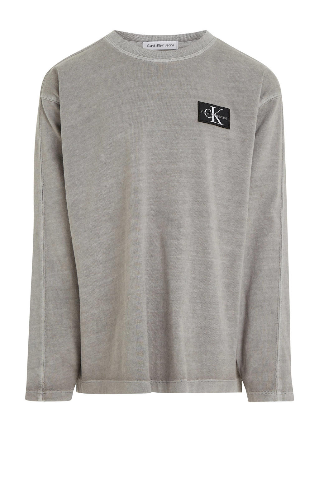 Calvin Klein longsleeve grijs | wehkamp