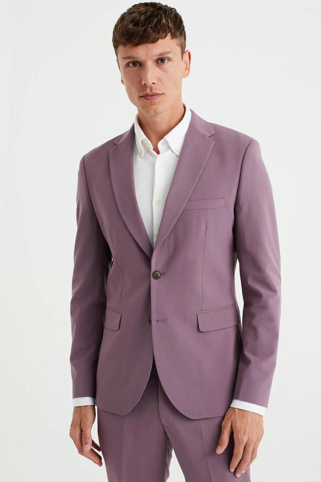 WE Fashion slim fit colbert waterfall | wehkamp