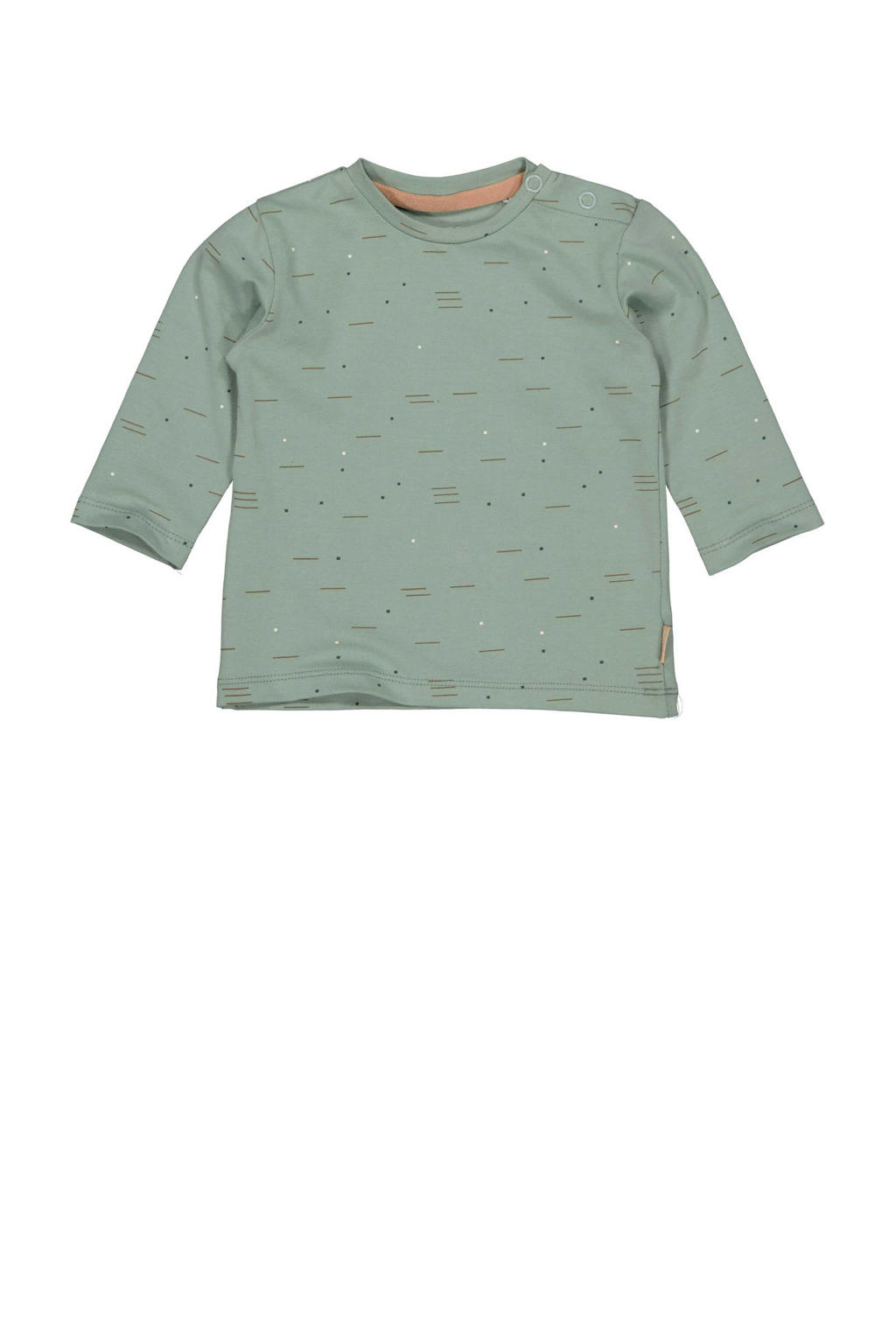 Quapi baby longsleeve CAMILO met all over print lichtgroen | wehkamp