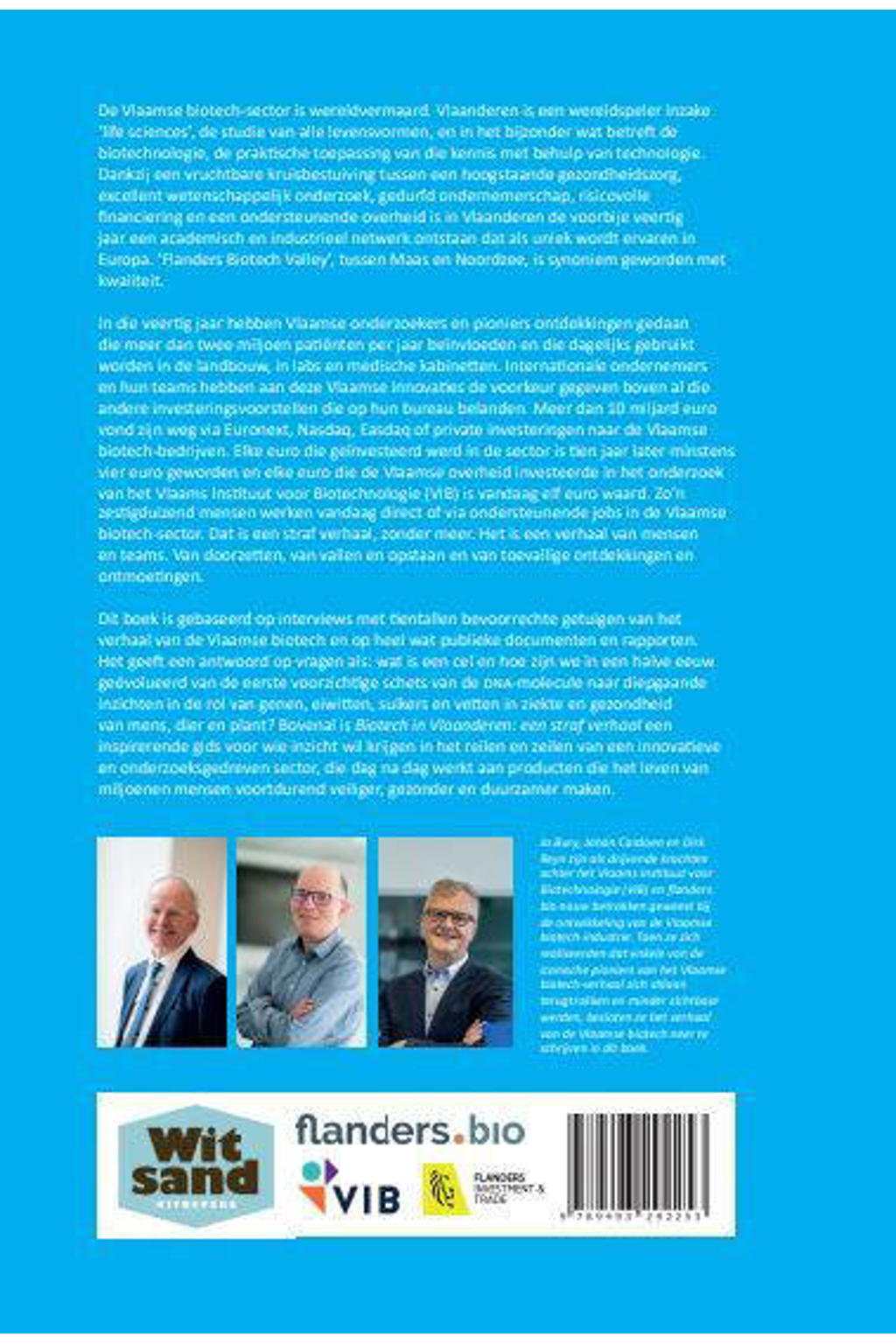 Jo Bury, Johan Cardoen en Dirk Reyn Biotech in Vlaanderen | wehkamp