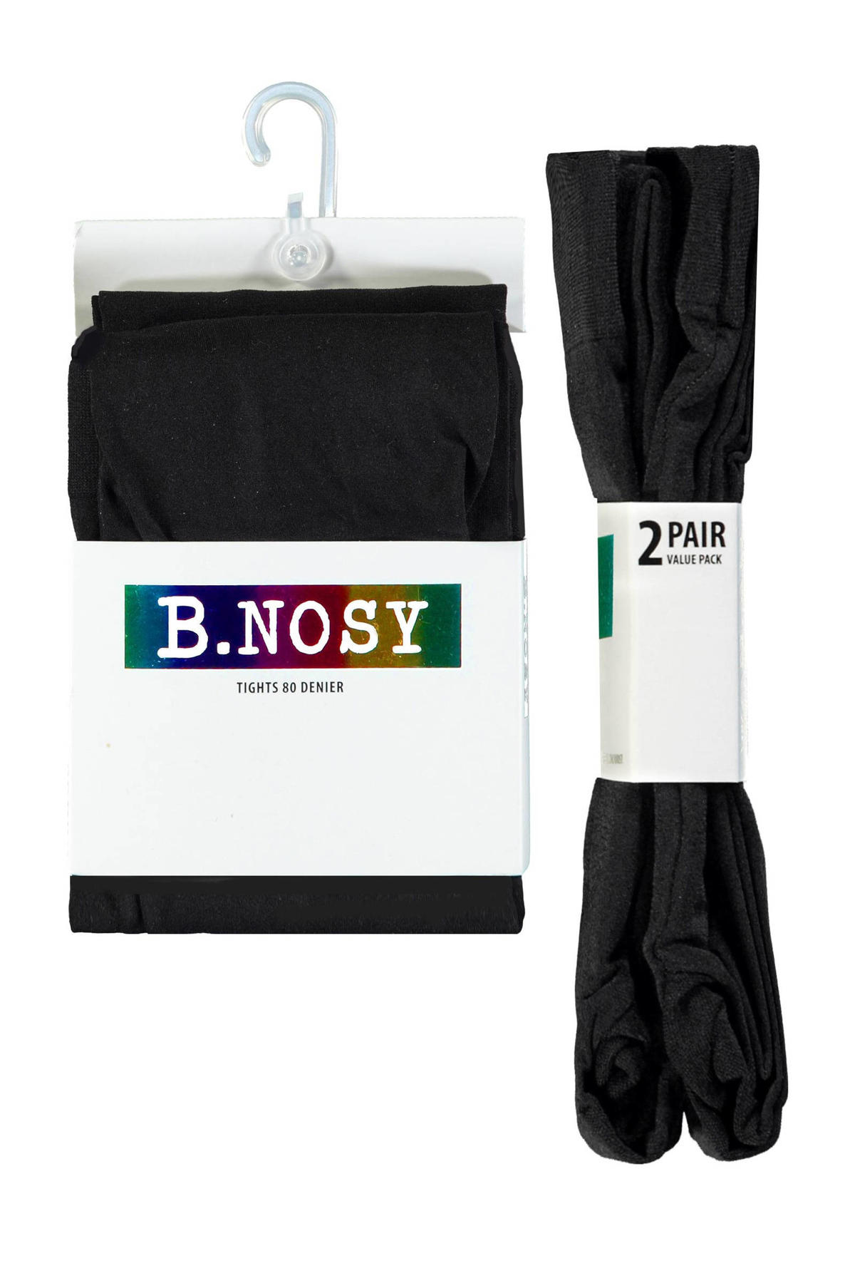 B.Nosy panty - set van 2 zwart | wehkamp