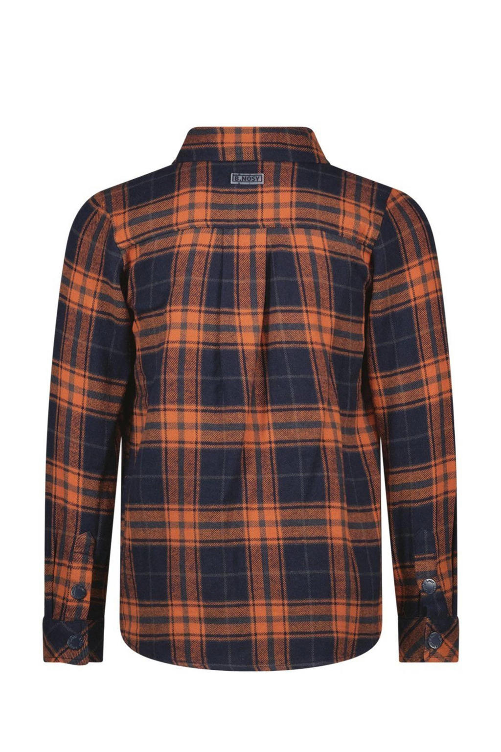 B.Nosy geruit overhemd B.OFFROAD oranje/zwart | wehkamp