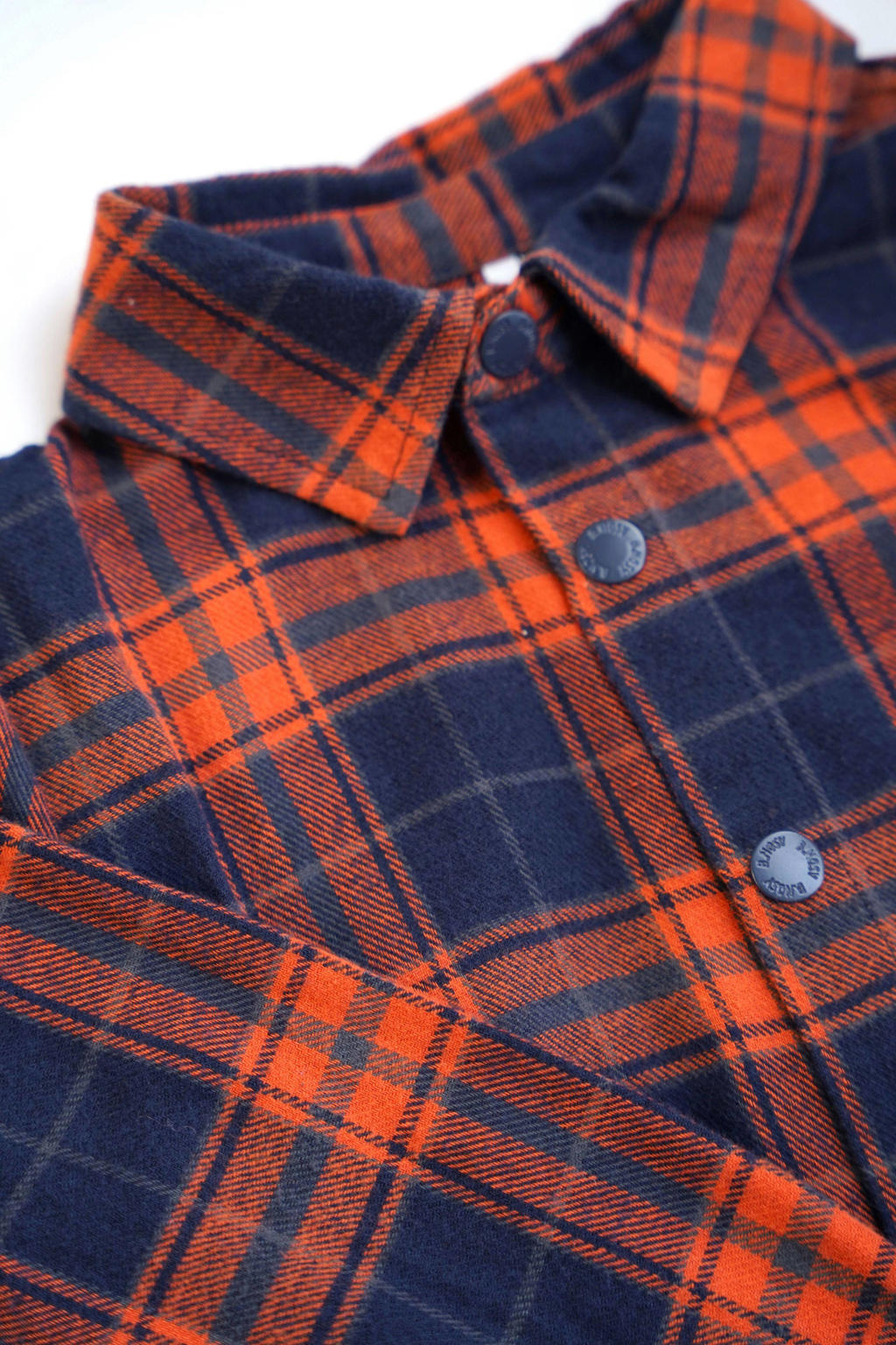 B.Nosy geruit overhemd B.OFFROAD oranje/zwart | wehkamp