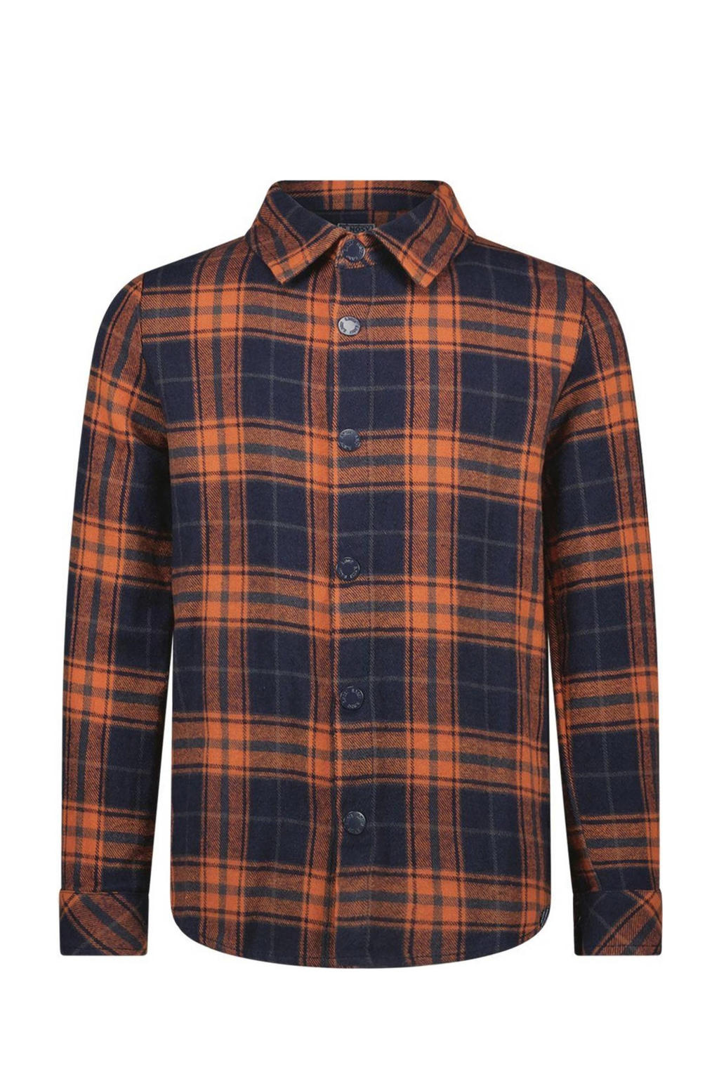 B.Nosy geruit overhemd B.OFFROAD oranje/zwart | wehkamp