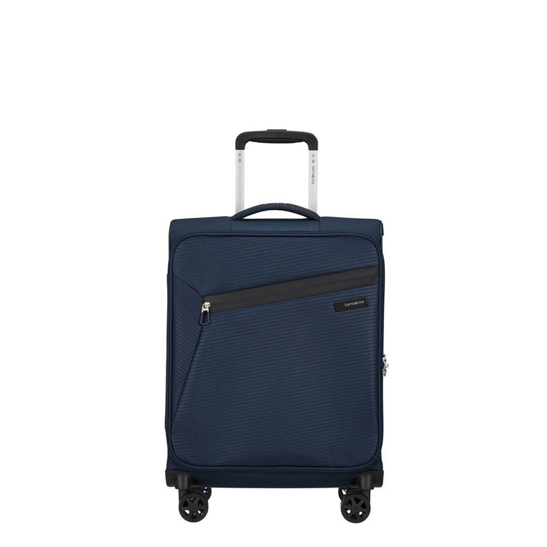 Samsonite trolley Litebeam 55 cm. donkerblauw | wehkamp