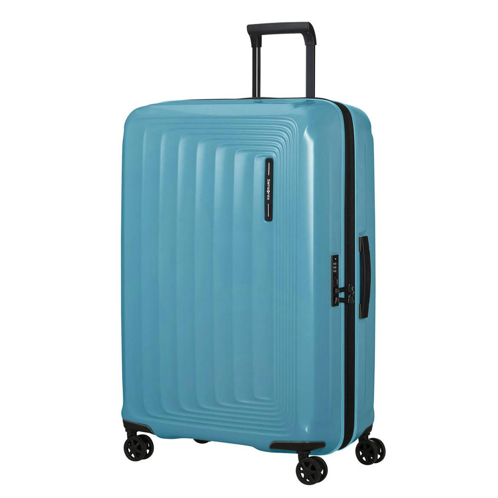Samsonite trolley Nuon 75 cm. Expandable blauw | wehkamp