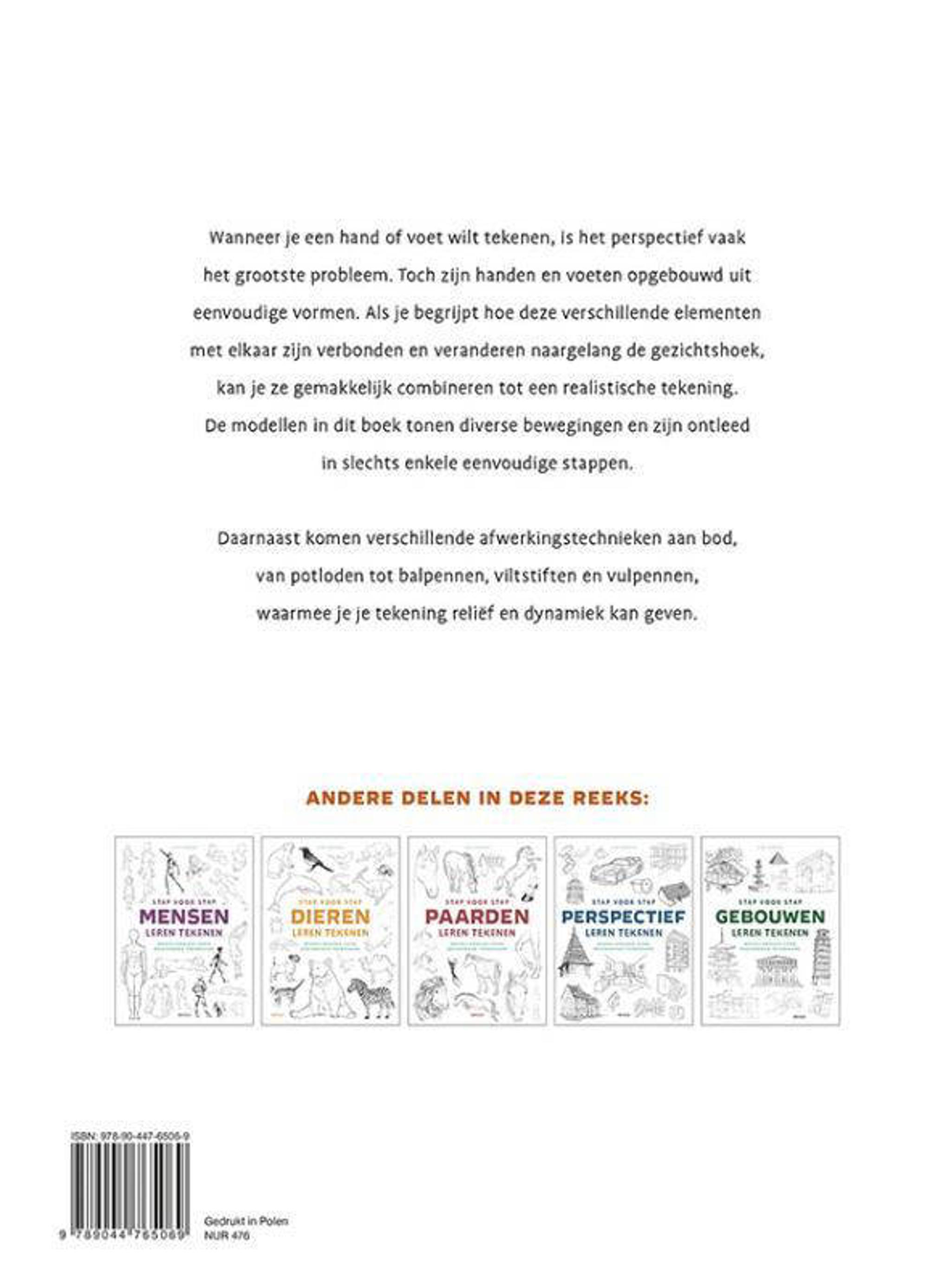 Lise Herzog Stap voor stap handen en voeten leren tekenen | wehkamp
