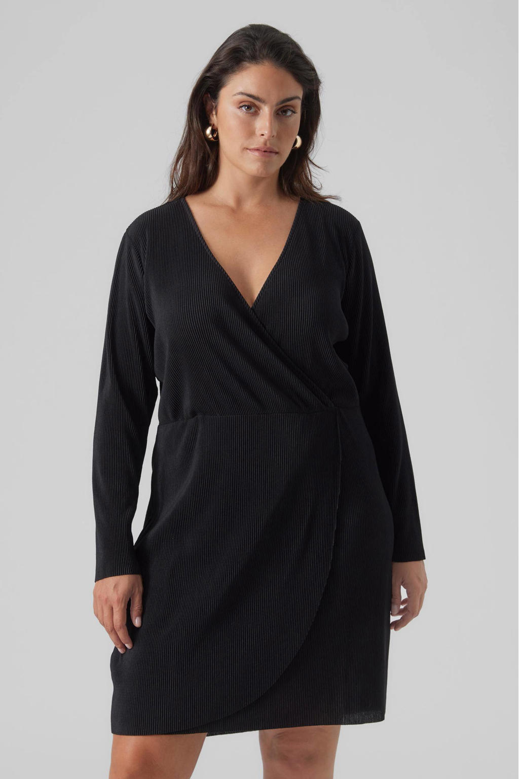 VERO MODA CURVE jurk VMCLICA zwart | wehkamp