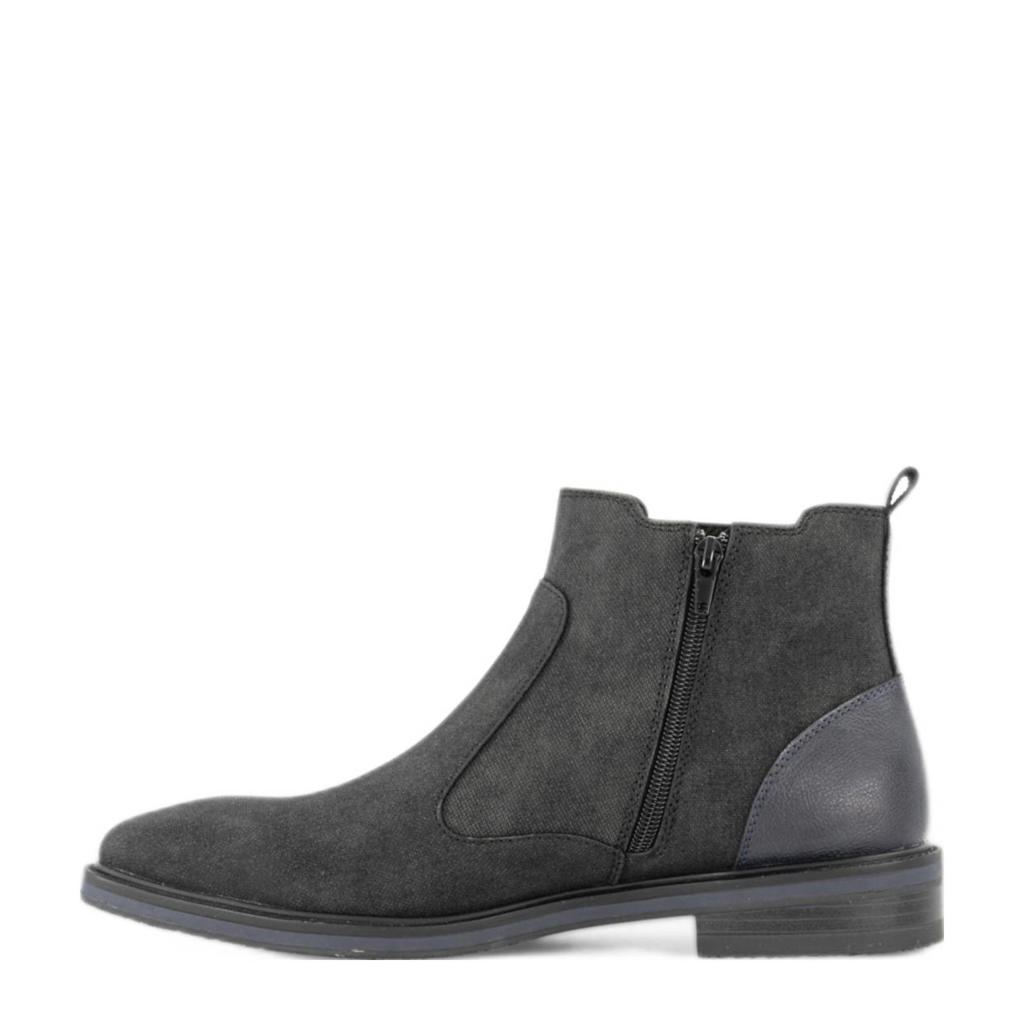 AM SHOE chelsea boots donkerblauw | wehkamp