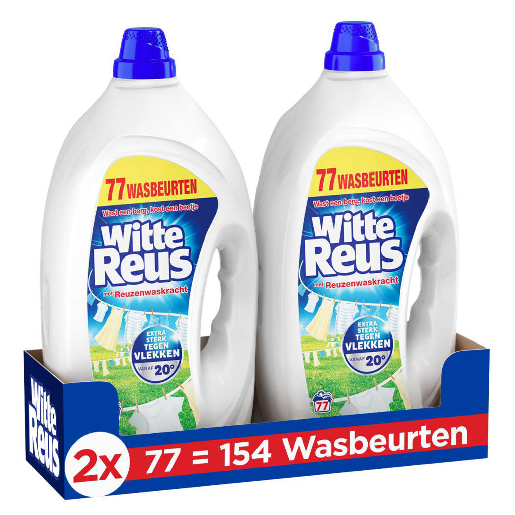 Witte Reus Vloeibaar gel wasmiddel - witte was - voordeelverpakking ...