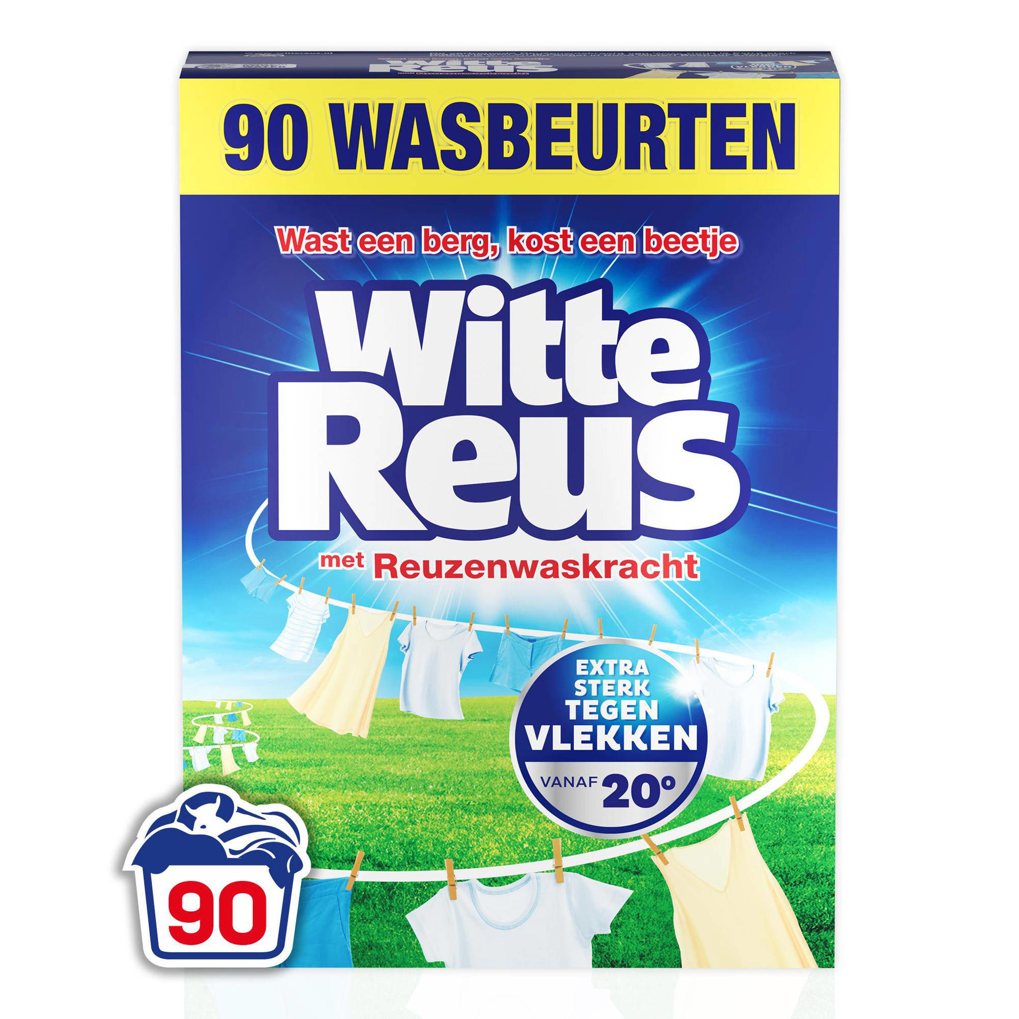 Witte Reus waspoeder Poeder - Waspoeder - Witte Was - Grootverpakking ...