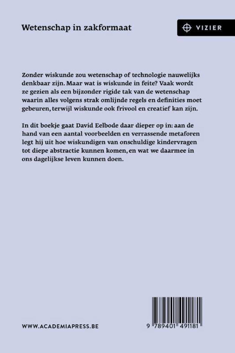 David Eelbode Vizier: Wiskunde | wehkamp