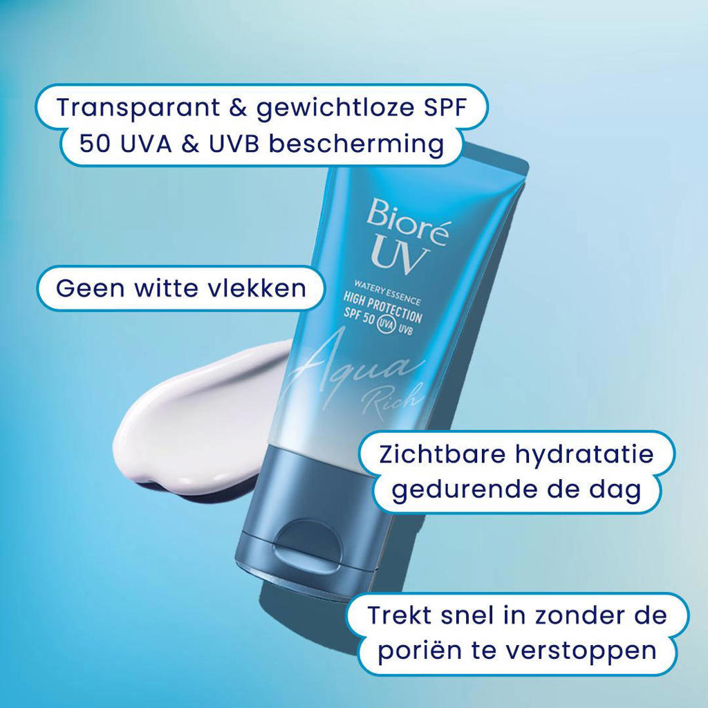 Bioré UV Aqua Rich Weightless Moisturiser dagcrème SPF 50 - 50 ml | wehkamp