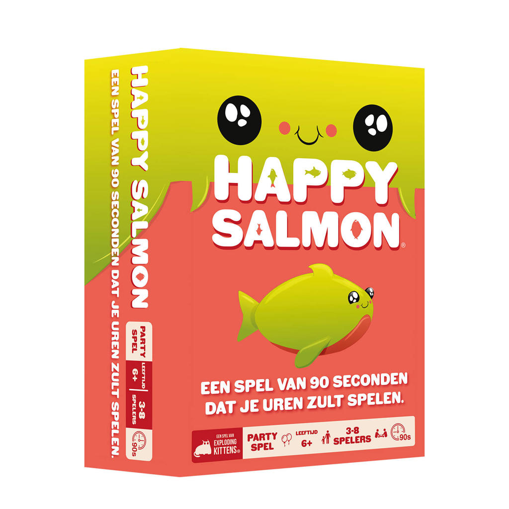 Exploding Kittens Happy Salmon | wehkamp