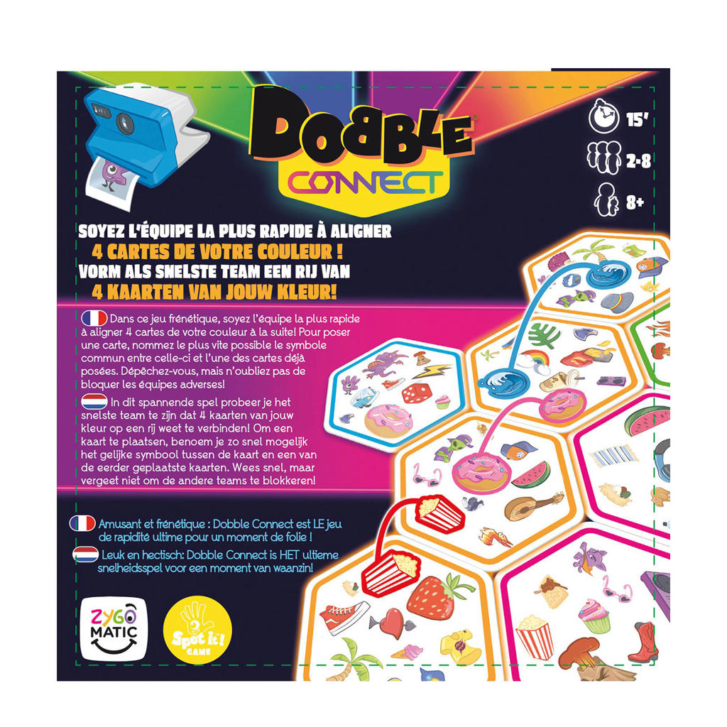 Zygomatic Board Game Studio Dobble Connect | wehkamp